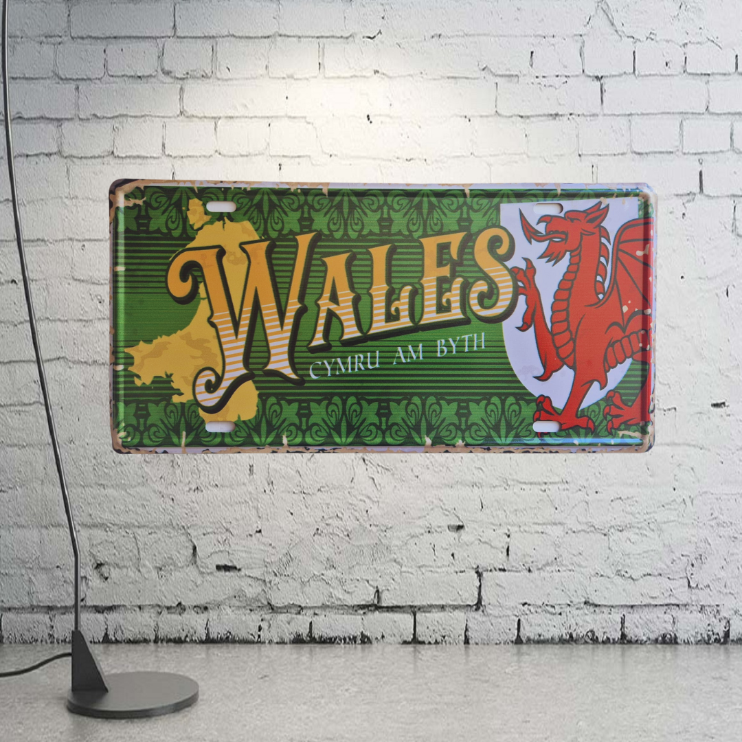 Cymru Am Byth - Wales Forever Metal Sign | Proud Welsh Décor