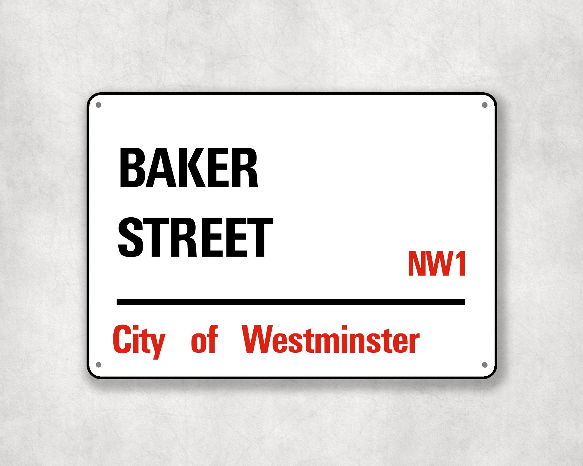 Baker Street - City of Westminster Street Sign